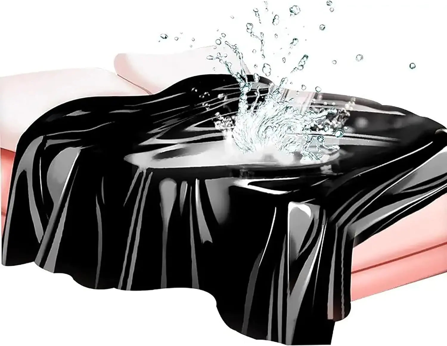 PVC Waterproof Intimate Play Sheet for Couples, Black – OUR 4 PLAY